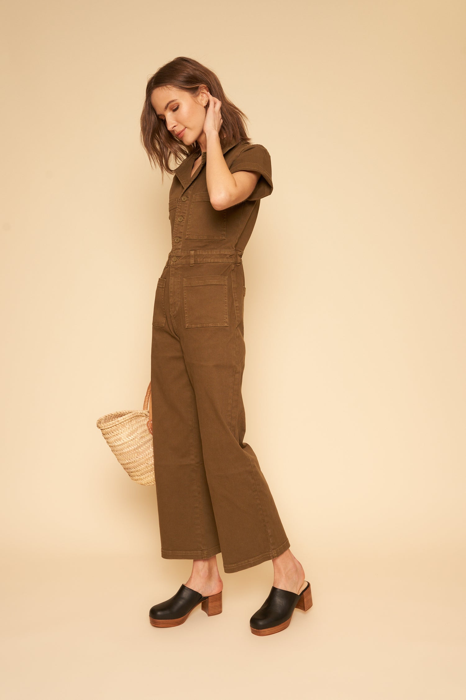 Logan Jumpsuit in Hunter · Whimsy & Row ~ Sustainable Clothing & Lifestyle Brand